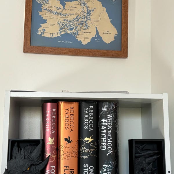 Fourth Wing Map, Digital Download, Iron Flame World Map, Empyrean ...