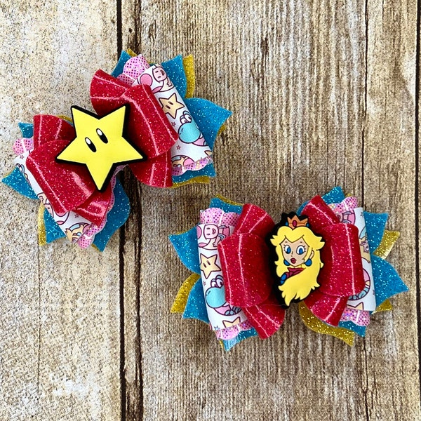 Super Mario Shoe Charms /luigi and Princess Peach Shoe Charms / Shoe ...