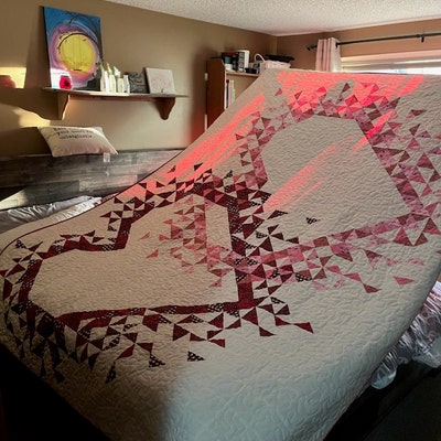 PDF Exploding Heart Quilt Pattern Digital Download by Slice of Pi ...