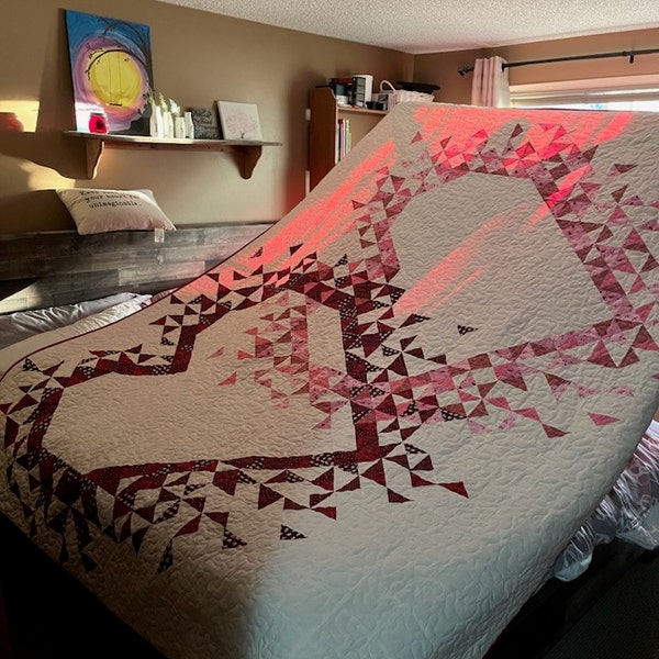 PDF Exploding Heart Quilt Pattern Digital Download by Slice of Pi ...
