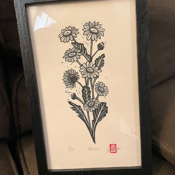 Century Plant Linocut Print Agave Americana in Bloom, 3 Versions - Etsy