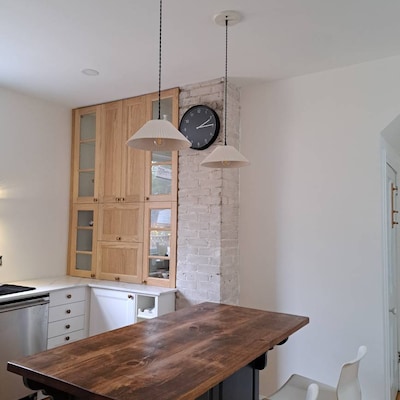 Large Scalloped Montebello Pendant Light Fixture Bone - Etsy