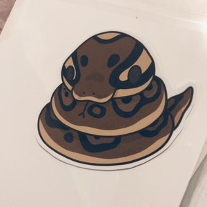 Ball Python Stickers Cute Snake Stickers - Etsy