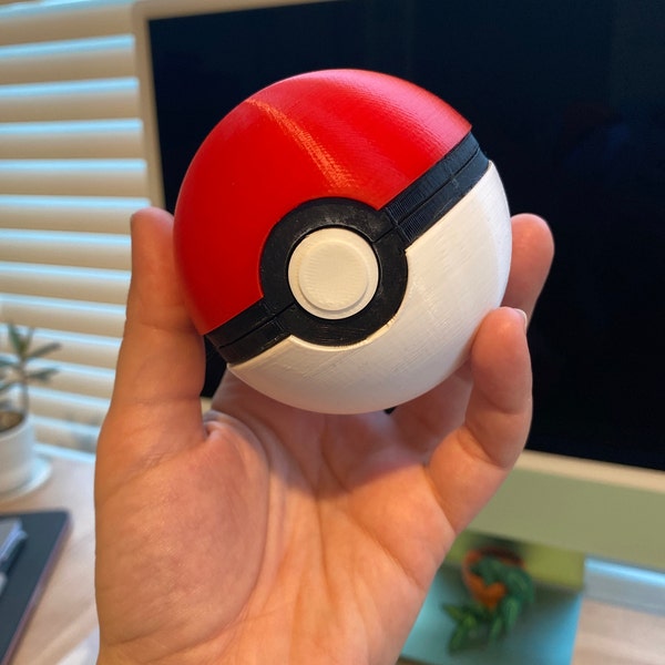 3D Printed Opening Pokeball - Etsy