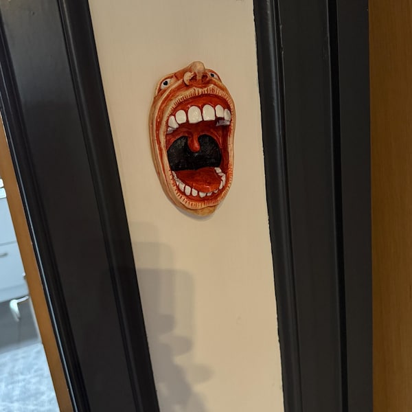 Gaping Gob Hanging Mirror. - Etsy