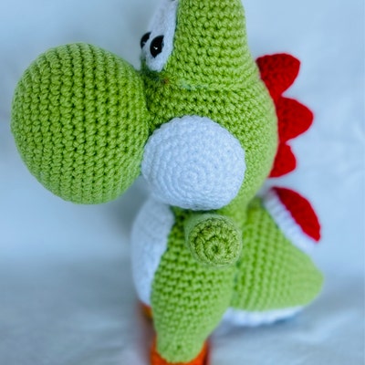 Yoshi Crochet Pattern Amigurumi PDF Download Geek Crochet Toy - Etsy
