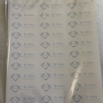 Classic Car Return Address Labels, Personalized Self Adhesive Return ...