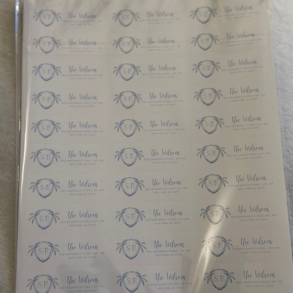 Classic Car Return Address Labels, Personalized Self - Adhesive Return ...