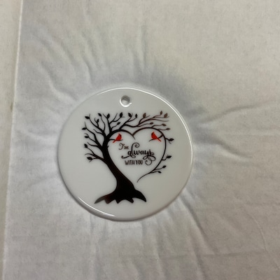 Cardinal Memorial Tree SVG PNG I Am Always With You Heart - Etsy