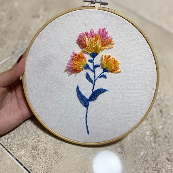 PDF Pattern + Video Tutorial “rainbow Heart” Beginner Embroidery PDF ...