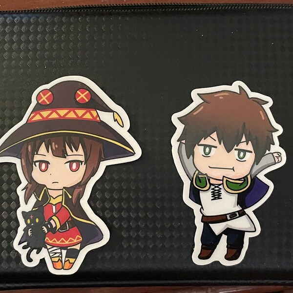Konosuba Dance Laminated Stickers - Etsy
