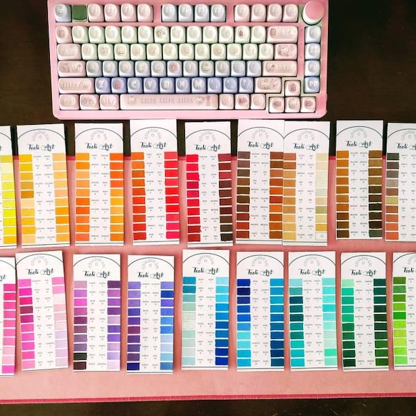 Nuancier feutres acryliques TOOLI ART trié par COULEURS pour coloriage ...