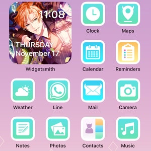 120 Mystic Messenger Aesthetic Phone Theme Widgets - Etsy