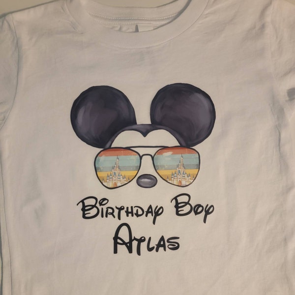 Matching Family Custom Disney Character Sunglass DTF Heat Press ...