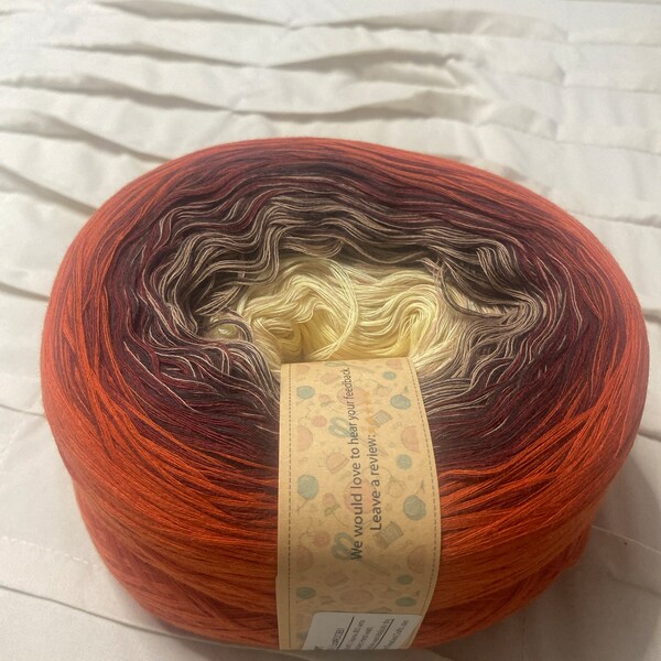 Rare Amber Inspired, Cotton Gradient, Cake Yarn, 8ply Soft Fingering ...