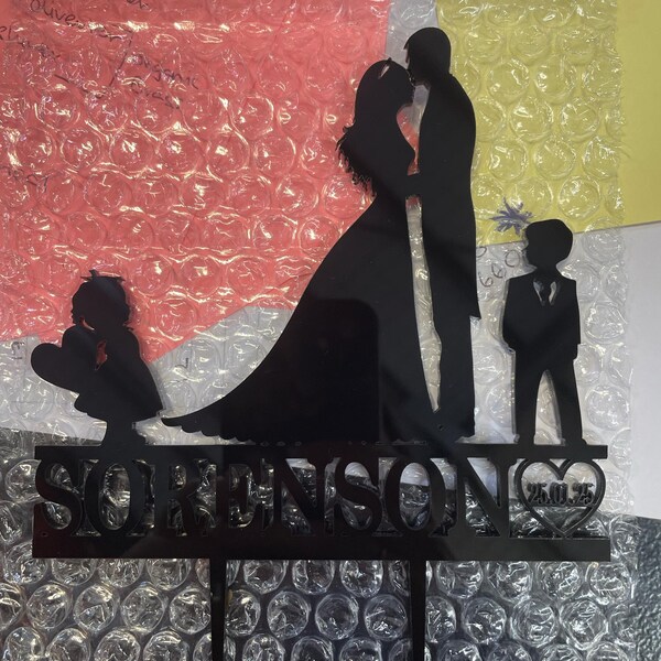 Bride and Groom Running Cake Topper, Runaway Bride, Funny Wedding Cake ...