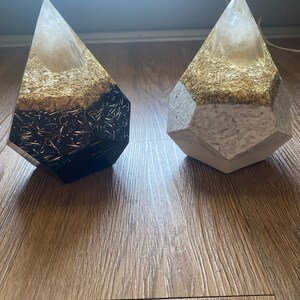 Black Orgonite Pyramid for Strong EMF & 5G Protection Help | Etsy