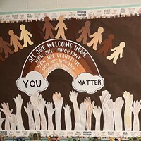 Diversity Rainbow Bulletin Board Decor: Positive Affirmations Classroom ...