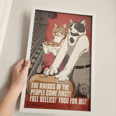 Soviet Cat Poster the Kneads of the People Come First International ...