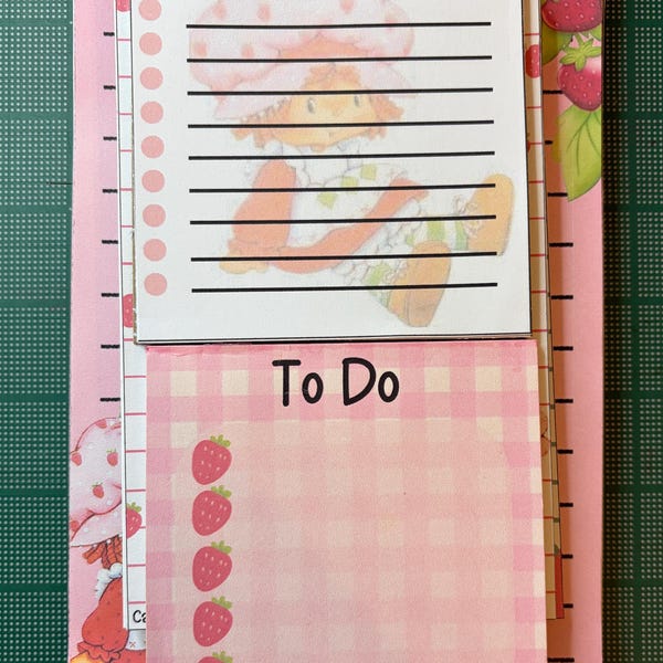 Strawberry Shortcake Note Pads - Etsy