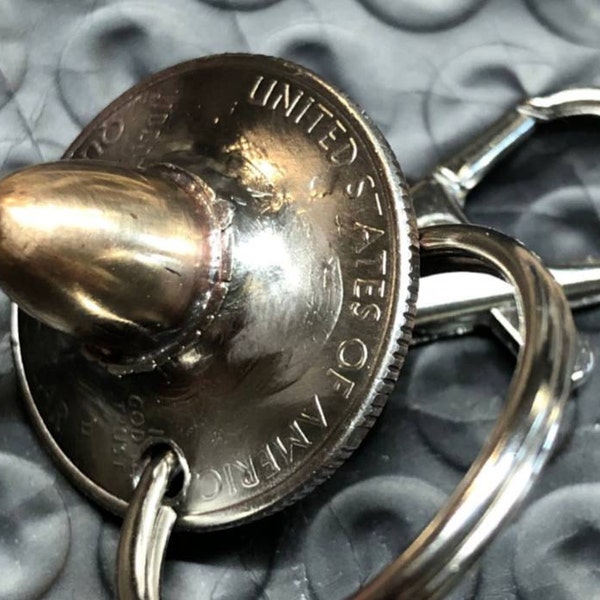 Unique Pair of Real 9mm Bullet Zipper Pull Charm or Keychain - Etsy