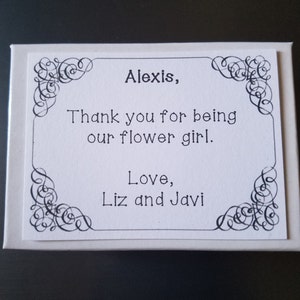 Gift Box, Personalized Message Card, Cotton-filled Box, Message Card ...