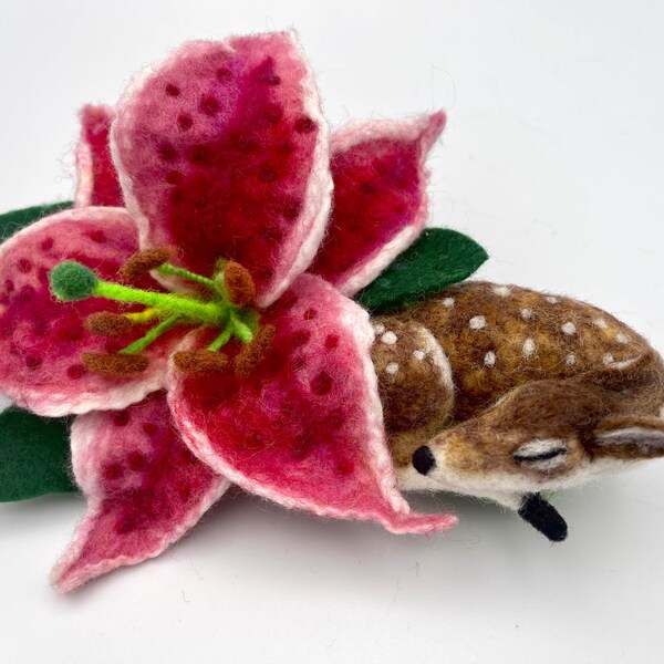 PDF FILES Pattern Realistic Sleeping Deer - Fawn - Needle Felt ...