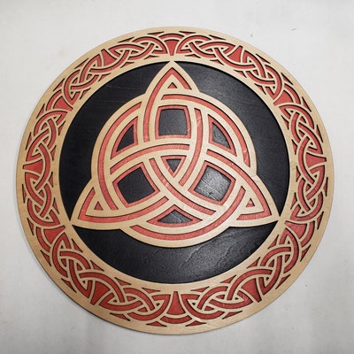 Layered Celtic Knot SVG, 3D Celtic Mandala Cut File, Multilayered ...