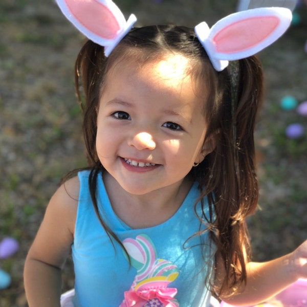 Bunny Ear Clips, Bunny Ears, Bunny Ear Photo Prop, Easter Bunny Ears ...