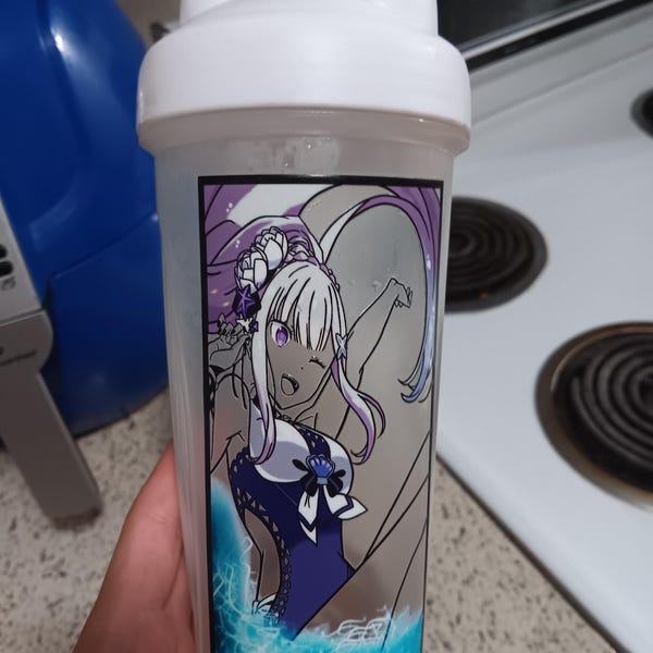 Personalized Blender Bottle Anime Bottle Gift Idea for Gym Lover Custom ...