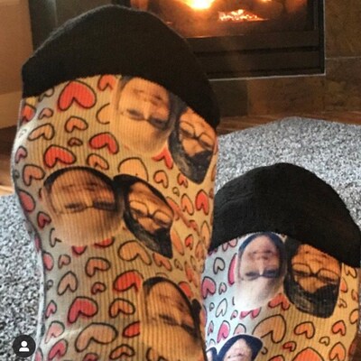 Bff Custom Gifts Custom BFF Face Sock Best Friend Socks BAE - Etsy