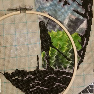 Alien cross stitch pattern PDF Modern cross stitch pattern | Etsy