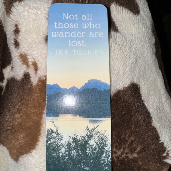 Blue Butterfly Bookmark With Charm Quote Saying Tassel With Butterfly ...