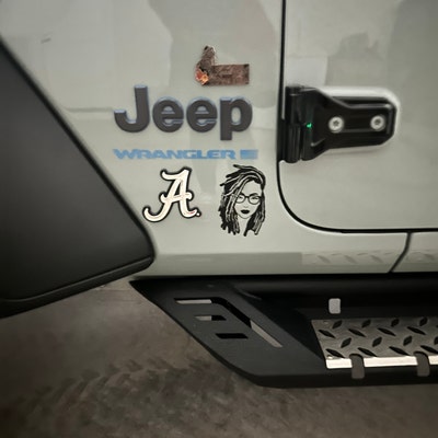 Dread Lock Black Woman African American Permanent Vinyl Decal Car ...