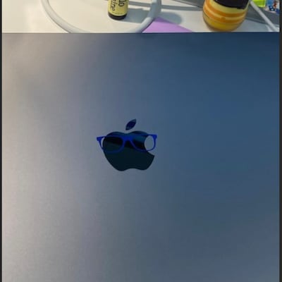 Nerd Banner Mac Apple Logo Cover Laptop Vinyl Decal Sticker - Etsy