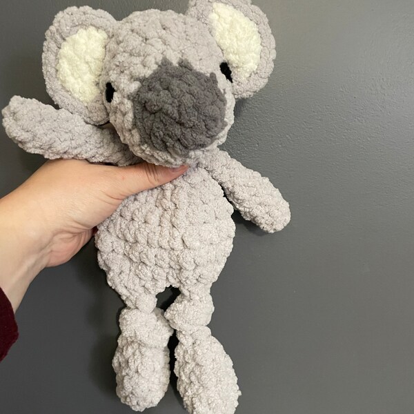 MINI Koa Koala Knotted Lovey — Crochet Koala PATTERN - Etsy