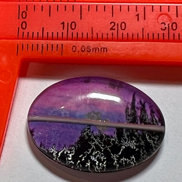 Natural Black Copper Obsidian, Oval Shape Obsidian Gemstone Cabochon ...
