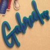 Large Lasercut Name or Word Script 1 Large Script Sign Lasercut Name ...