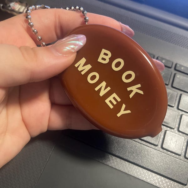 Coin Pouch - Book Money (brown) - Etsy