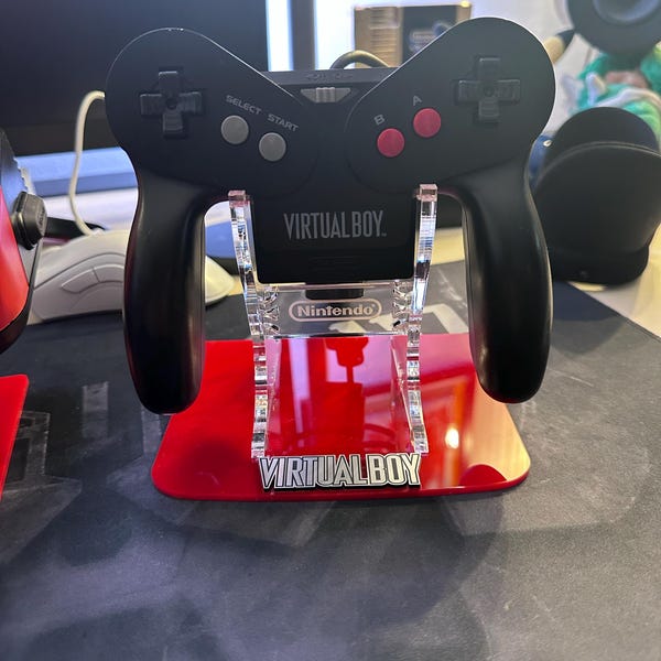 Nintendo Virtual Boy Controller Acrylic Display Stand - Etsy