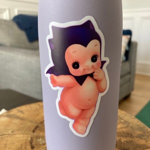 Bat Baby Kewpie Sticker Creepy Cute Gothic Kewpie Art on Waterproof ...