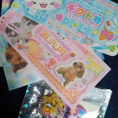 20-piece ULTRA Rare Vintage Loose Memo Sheet Grab Bag Featuring Awawa-chan Kamio Japan, Q-lia ...