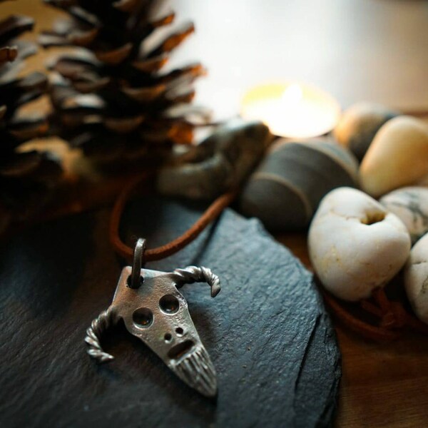 Ram Pendant, Goat, Handmade, Forged, Blacksmith, Pendant, Jewellery ...