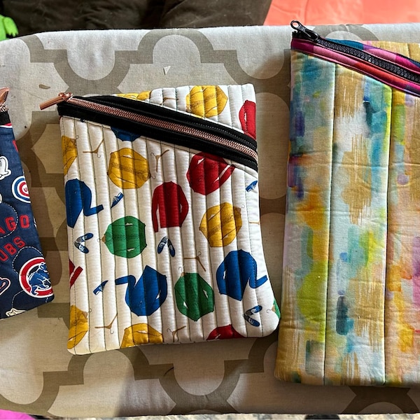 PDF Hemingway Pouch Pattern Digital Download Quilted Bag in Four Sizes ...