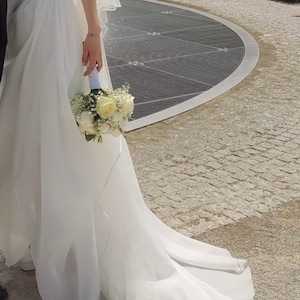 Open Top Wedding Dress. Corset Dress for Wedding. Satin Bridal Dress ...