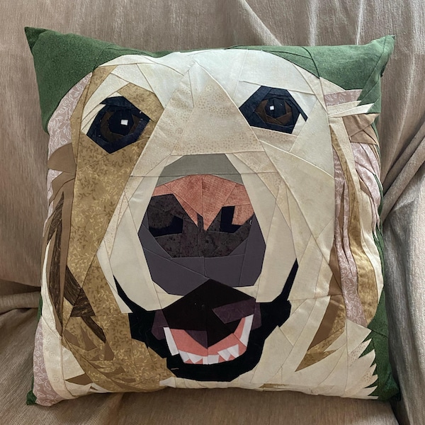 Black Lab Foundation Paper Pieced Quilt Block - Etsy