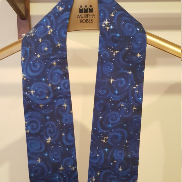 Clergy Stole- Reversible White Stole With a Unique Tree Design! Pastor ...