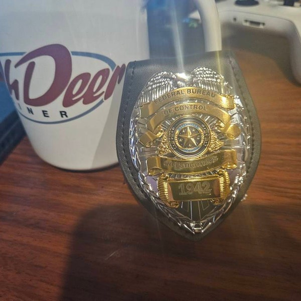 Engraved Security Style Badge Gold - Etsy UK