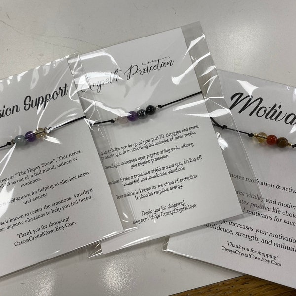 Empath Protection Bracelet, Tourmaline Negative Energy Cleanse, Gifts ...