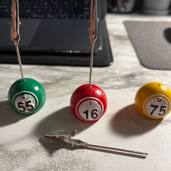BINGO Ball Ticket Holders - Etsy
